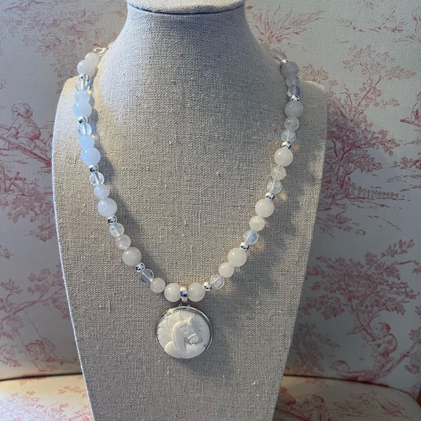 Natural White Snow Quartz Gemstone Round Beads 10mm Full Strand 3117GS ...