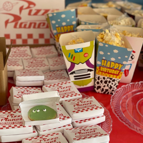 To Infinity and Beyond - Pizza Planet Cookie Box - Etsy