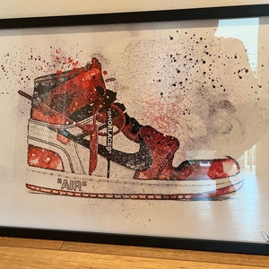 Air Jordan 1 Silts Digital Art Print Sneaker Gift - Etsy
