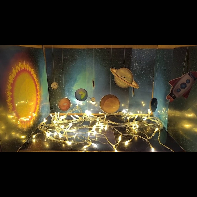 3d Shoebox Projects On Planets