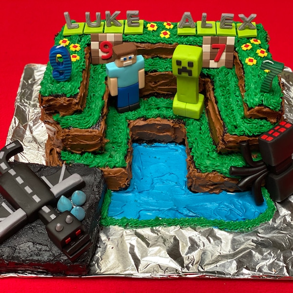 Fondant Minecraft Set - Etsy