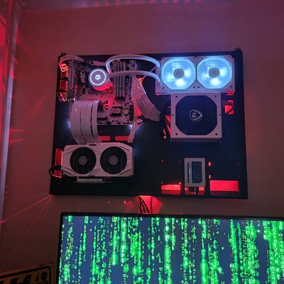 Wall Computer, Computer Wall Mount, Space Case, Open Case, Full ATX ...