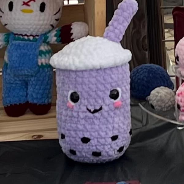 Crochet Boba Plushie Pattern PDF Download Beginner Friendly - Etsy