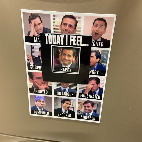 Michael Scott Mood Magnet - Prison Mike - Michael Scott Gifts - Steve ...