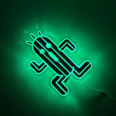 WASD Keys Edge Lit LED Sign , Neon Like , LED , Arcade , Light-up ...