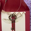 Flying Key Ornament With Howler Envelope Valentine Personalized Option ...