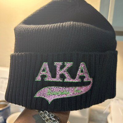 AKA Silver Soror Embroidery Applique Design File AKA 1908 Alpha Kappa ...