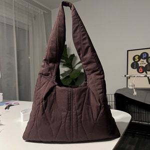 Triangular Wide Bag PDF Sewing Pattern Canvas Tote Pattern Tutorial 2 ...