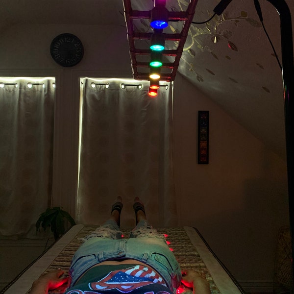 Handmade Copper Chakra Therapy Lights: Reiki Color Healing - Etsy