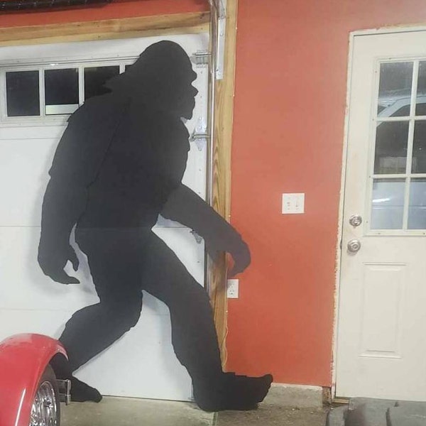 Giant 7 Ft All-weather Bigfoot Yard Display Durable PVC Outdoor Garden ...