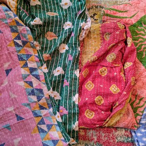 Handmade Patchwork Vintage Quilt - Etsy