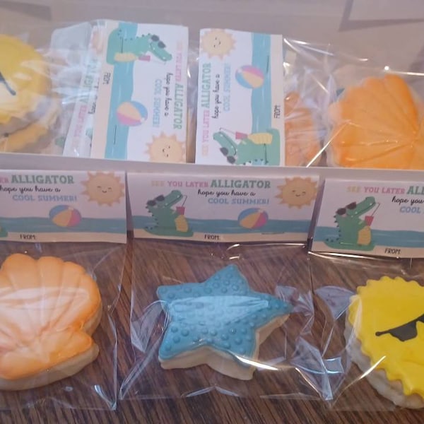 SUMMER Treat BUNDLE (toppers & Tags), See You Later Alligator End of ...