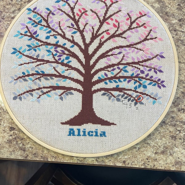 Temperature Tree Cross Stitch Pattern PDF - INSTANT DOWNLOAD - Etsy