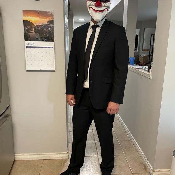 Dallas Mask From Payday2 Replica, Clown Mask, for Gamer and Cosplay ...