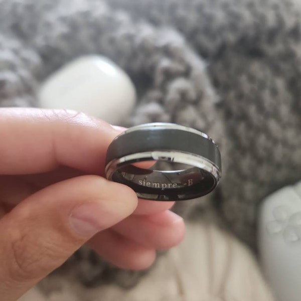 Personalized Promise Ring for Him Rings for Men Mens Promise Ring ...