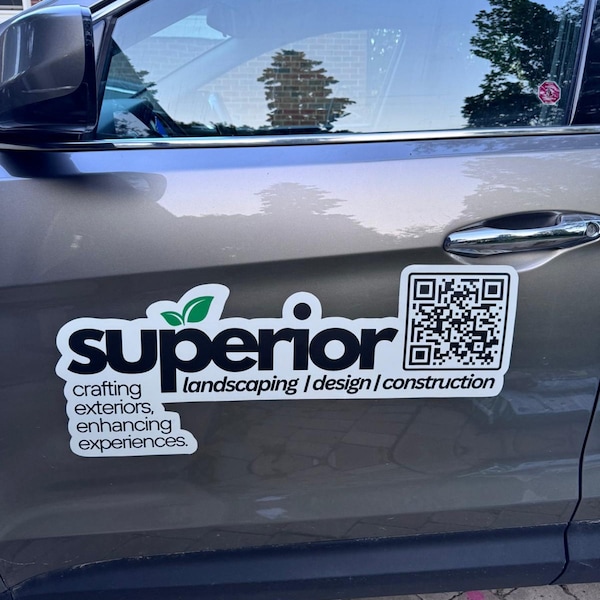 Custom Car Magnet Sign Personalized Logo for Your Car Van Truck ...