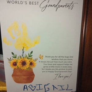 Father's Day Handprint Art Craft Gift From Kids Fathers Day Activities ...