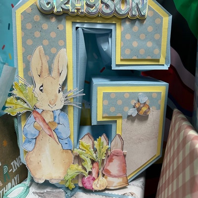 Peter Rabbit Letters, Party Decorations, Boy Birthday Party, Rabbit ...