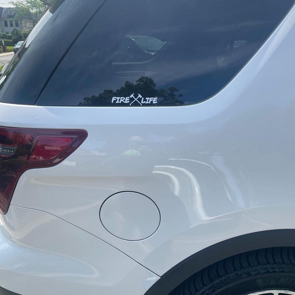 Fire Life Decal, Fire Life Sticker, Fireman Decal, Fireman Sticker ...