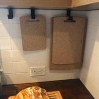Under Mount Hook for Table, Shelf, Cabinet, Counter - Steel, Black ...