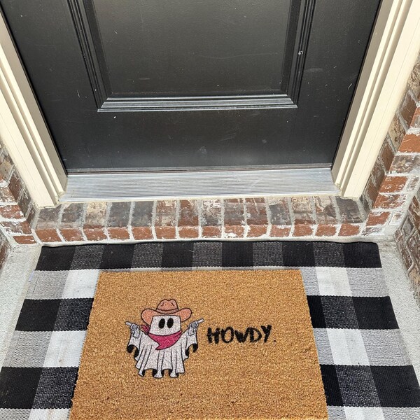 Personalized Family Last Name Fall Doormat Custom Name Pumpkin Door Mat ...