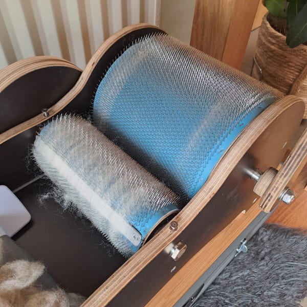 Fiber Blending Board, Wool Blending, Making Rolags, DIY Kit 108TPI ...