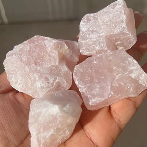 Rose Quartz Rough Natural Stones: Choose How Many Pieces raw - Etsy