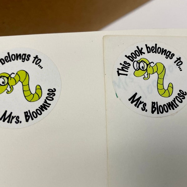 Personalized Teacher Stickers, Teacher Stickers, Reward Stickers ...