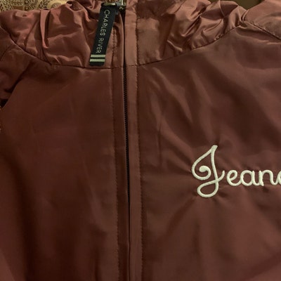 Monogrammed Windbreaker, Monogram Windbreaker, Windbreaker Jacket ...