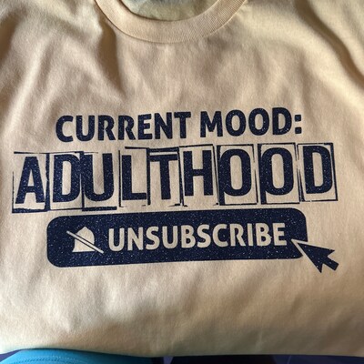 Adulthood SVG, Dxf, Png, and Eps Digital Cut File - Etsy