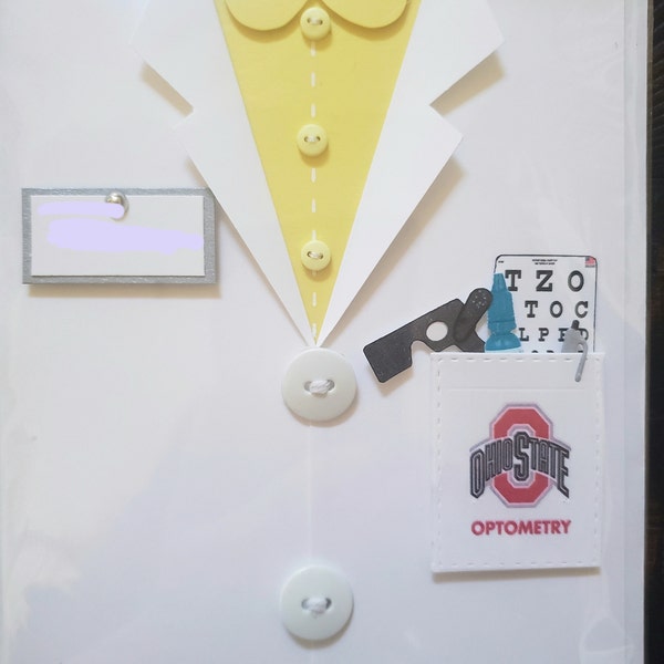 Handmade Doctor Card, Medical Card, Handmade Medical School Graduation ...
