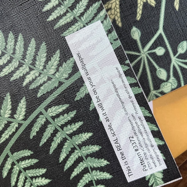 Natural Grasscloth Hemp Wallpaper Painted in Matte Noble Green Color ...