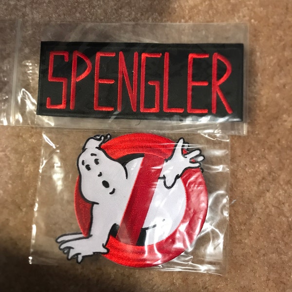 Set of Two No Ghost Logo Patches and One Custom Name Patch Value Pac ...