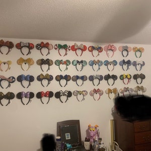 Mickey Themed Backpack/ear Display Combo - Etsy
