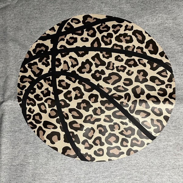 Leopard Print Basketball Svg - Basketball Cut File - Svg - Dxf - Eps ...