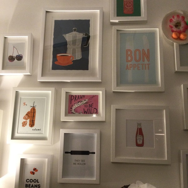 Lemons / Art Print / A3 / Wall Art / Kitchen Decor / Fruit Art Print ...