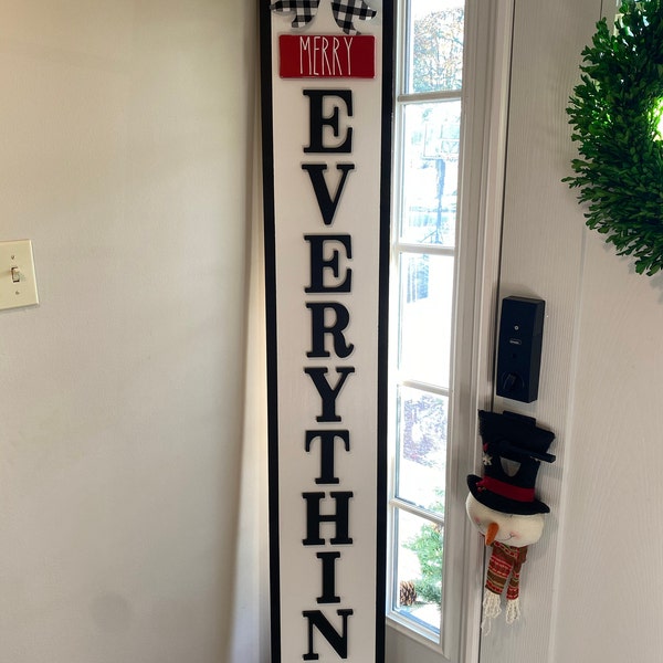 Merry - Rae Dunn Inspired Vinyl Sticker - Christmas Home Decor ...