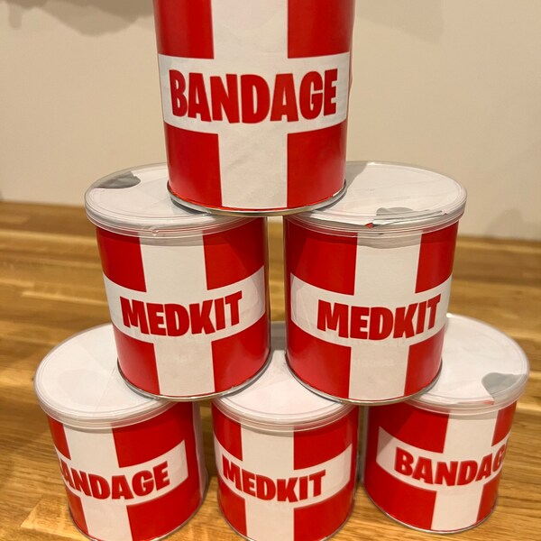 Gamer Med Kit & Mist 1.3 Oz Chip Printable Labels [INSTANT DOWNLOAD ...