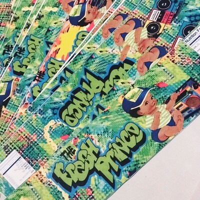 Custom Water Bottle Labels Fresh Prince Theme Baby Shower INSTANT ...