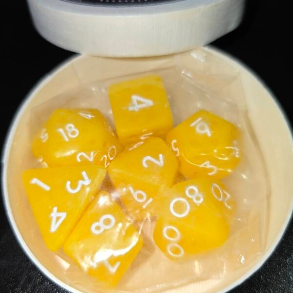 Cheese Themed Dice Set | D&D Dice | DND - Etsy