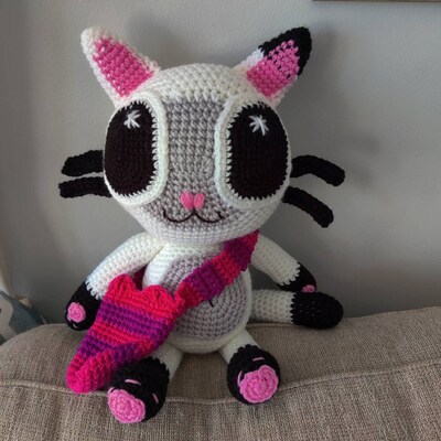 Pandy Cat Pandy Paws Cat Gabby's Dollhouse Plush Doll - Etsy