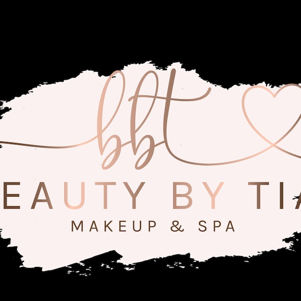 Pretty Logo Design Branding Kit Customized for Boutiques, Photographers ...