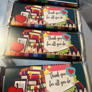 Teacher Appreciation Water Bottle Label, Appreciation Week Water Bottle ...