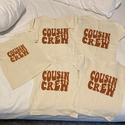 Cousin Crew Toddler Shirt Boho Retro Kids Shirt Cute Cousin Natural Toddler Tee - Etsy
