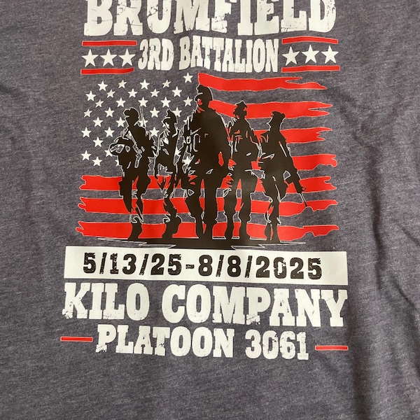 Custom Military Graduation T-shirt: Family Day Boot Camp Gift - Etsy