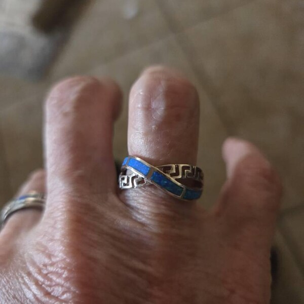 Greek Key Silver Ring, Mens Ring, Mens Jewelry, Greek Ring, Greek ...