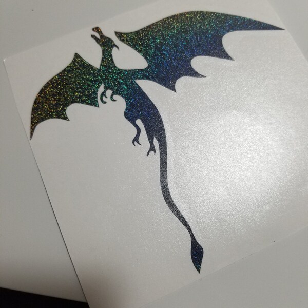 Dragon 2 Car Window Decal - Etsy