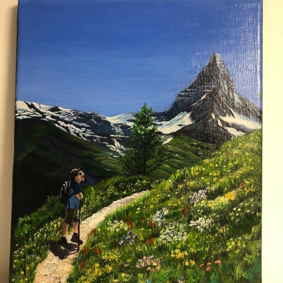 Original Custom Small Acrylic Landscape Painting on Canvas and Giclée ...