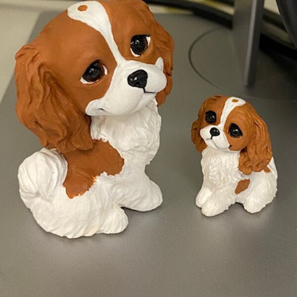 Cavalier King Charles Spaniel Handmade Furever Clay Resin Collectible ...