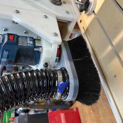 CNC Dust Shoe for Makita RT0701C Custom Size Vacuum Attachment - Etsy